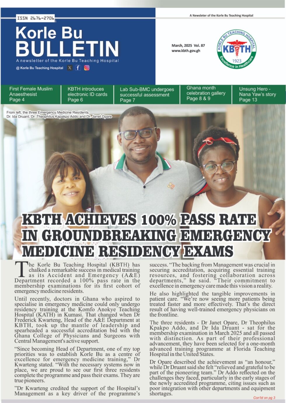 KBTH Publications - Korle Bu Teaching Hospital
