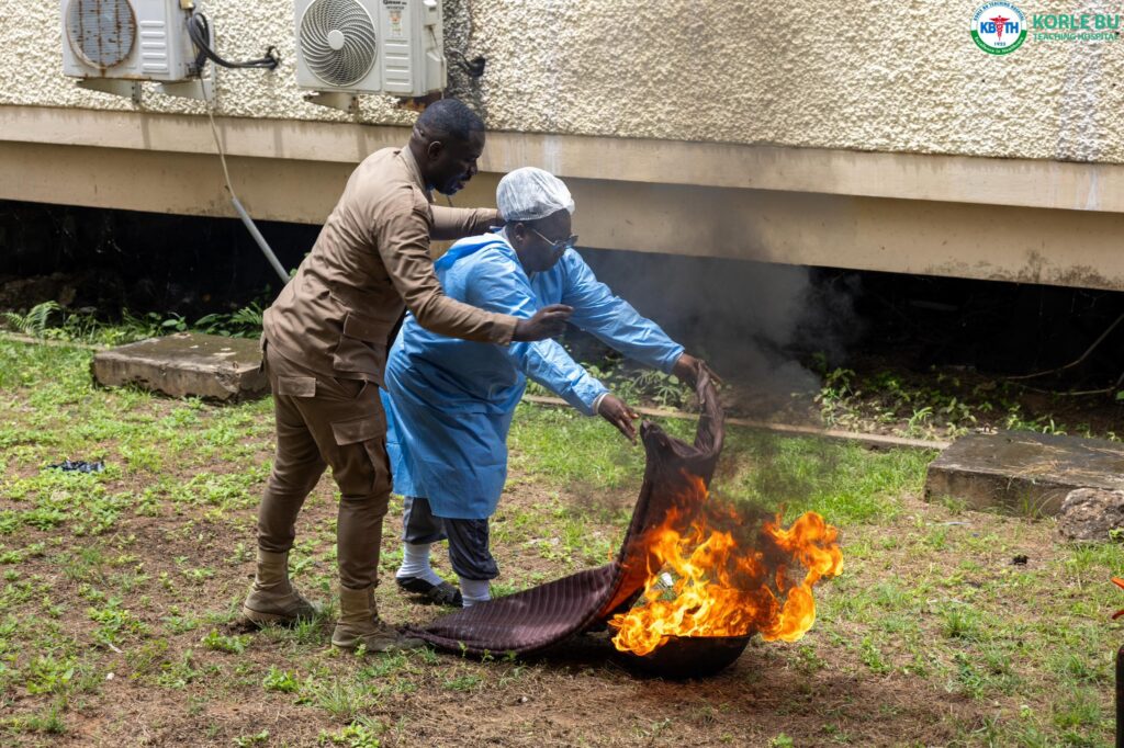Korle Bu CSSD Staff Trained on Fire Safety and Emergency Response ...